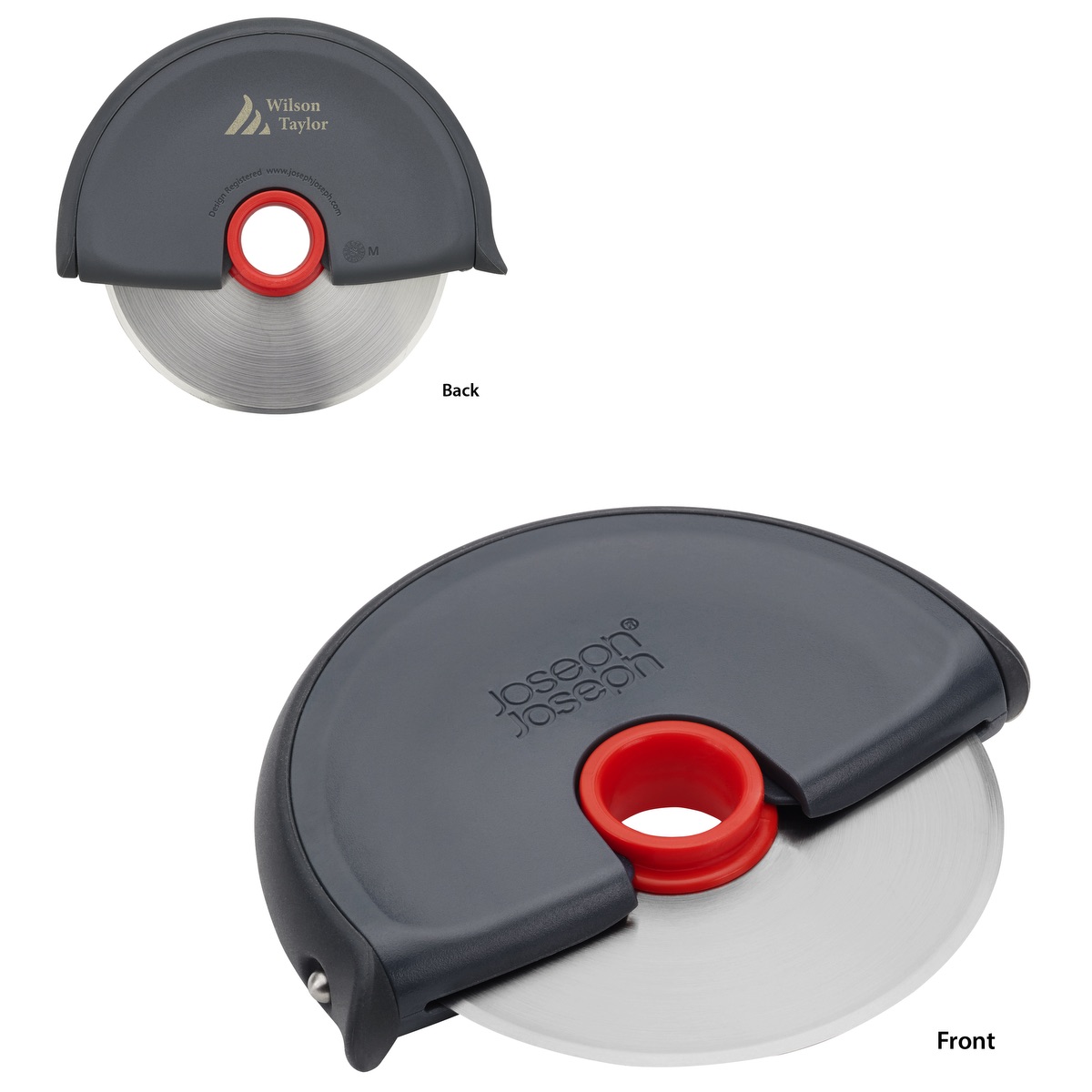 Starline - Joseph Joseph® Disc Easy-clean Gray Pizza Cutter (JJ021, 13421)