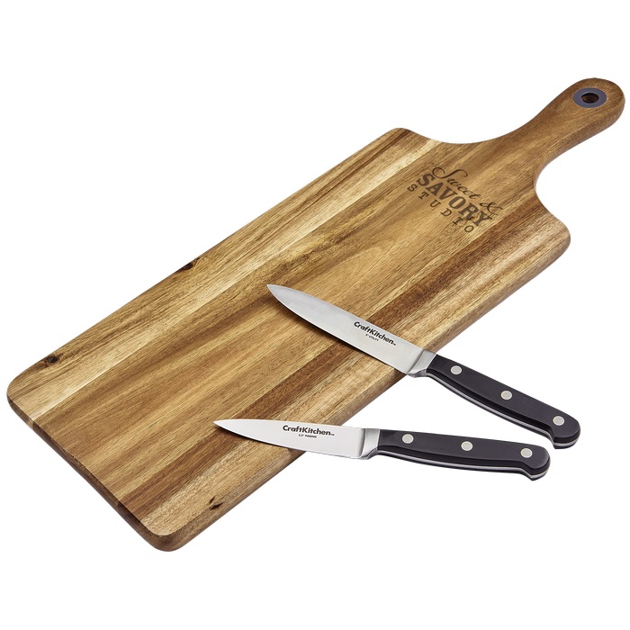 Starline - CraftKitchen™ Rectangle Board & Knives Gift Set (RCK104, 26404)